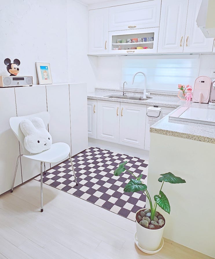 작은 주방인테리어 셀프 페인트 칠 완성 오염 걱정없는 친환경 씽크대 페인트 추천 아이럭스 멀티에그쉘 네이버 블로그