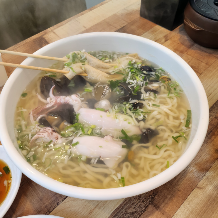 부산역 맛집 한치칼국수 전이 맛있는 초량해칼국수 부산역점 네이버 블로그