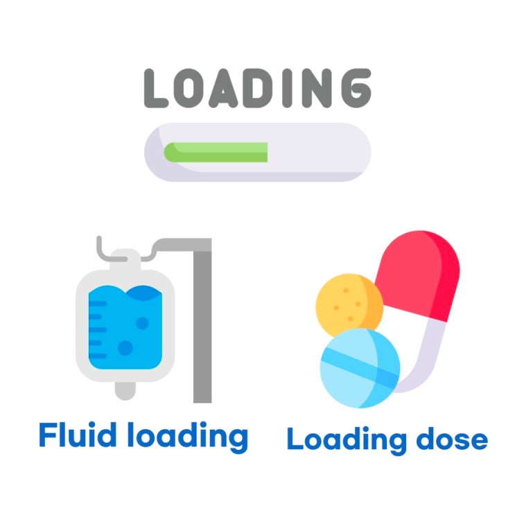 신규 간호사를 위한 의학용어 06 loading - fluid Loading 해주세요• loading dose라 약물 투여해 ...