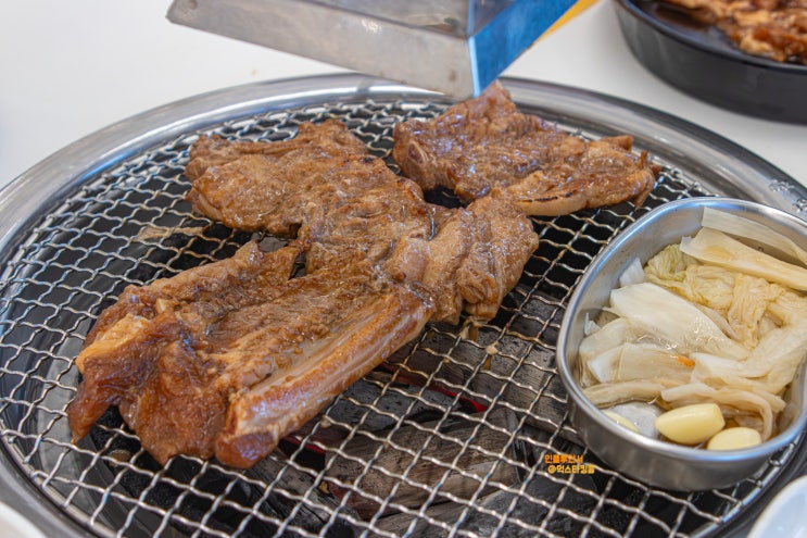 대구공항 근처 돼지갈비 맛집 행복한갈비 본점 점심특선 놀이방 있는 식당 네이버 블로그
