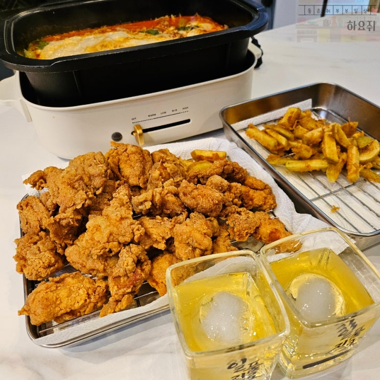 집에서 치킨 만들기 닭다리살로 순살 후라이드 치킨 만들기 : 네이버 블로그