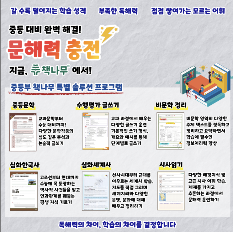 중학생도 다니는 책나무 대구 수성구 책나무 만촌네거리 독서논술학원 네이버 블로그