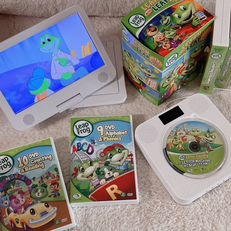 [마감] 에듀플레이어 ea40, ea50/ 립프로그 1+2+3집 dvd, audio cd 38종 세트(알파벳 카드 증정) : 네이버 블로그