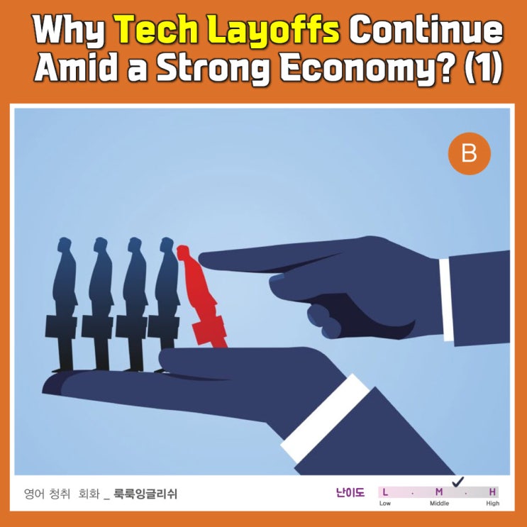 [영어리스닝|경제] Why Tech Layoffs Continue Amid a Strong Economy? (1) : 네이버 블로그