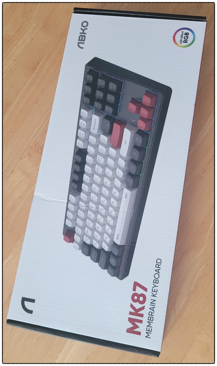 앱코 키보드 MK87 TKL 신제품 사용 키감 후기 feat. 내돈내산 : 네이버 블로그