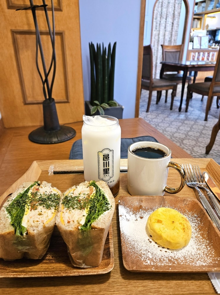 인천논현동카페 읍천리 디저트 샌드위치 맛집 신메뉴 후기 네이버 블로그