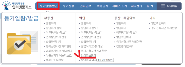 법인 차량매각용 법인인감증명서 발급준비~ 사전준비 등기소는 가야함 네이버 블로그