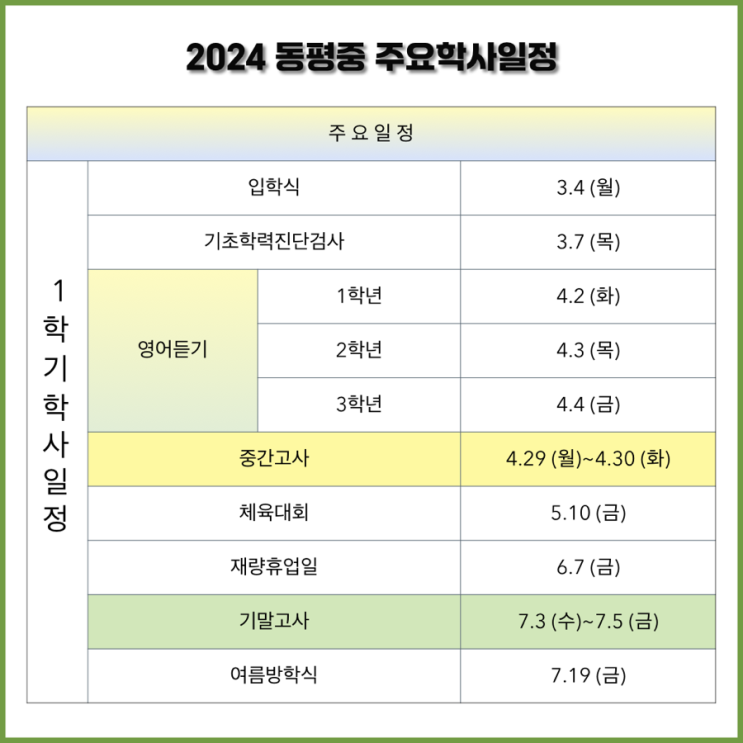 칠곡3지구수학 동천동수학 대구칠곡 중학교 주요 학사 일정 중간고사대비 탄탄수학 네이버 블로그