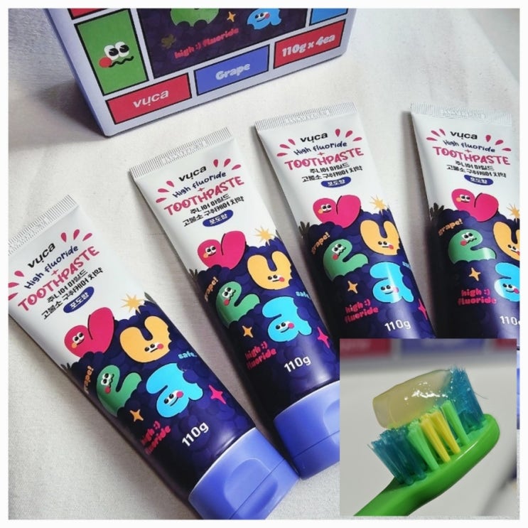 뷰카 어린이치약 주니어 마일드 구취케어치약 어린이 불소치약 추천 : 네이버 블로그