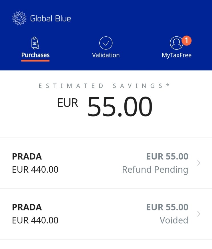 글로벌블루(Global Blue) Refund Pending 택스리펀(Tax Refund) 보류 문의/해결 후기 : 네이버 블로그