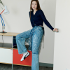 여자 청바지 코디 브랜드 추천 플랙진 신상 데님팬츠 종류 와이드 하이웨스트 네이버 블로그