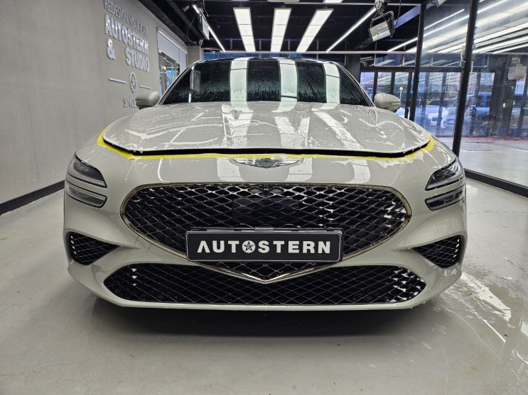 평촌 제네시스 G70 본넷PPF로 스톤칩+고양이발톱공격에서 자유! : 네이버 블로그