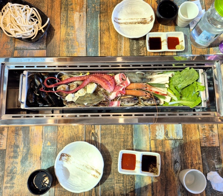 오이도 칼국수 맛집 해물 칼국수 추천 줄서서 먹는 칼국수 오십이도 칼국수 내돈내산 리뷰 네이버 블로그