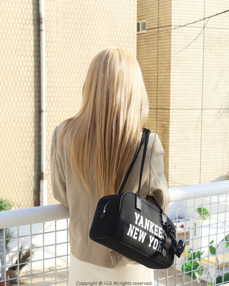 사각 토트백 여성 가방 엠엘비 캔버스백! 강혜원 빅백 백꾸 추천 : 네이버 블로그