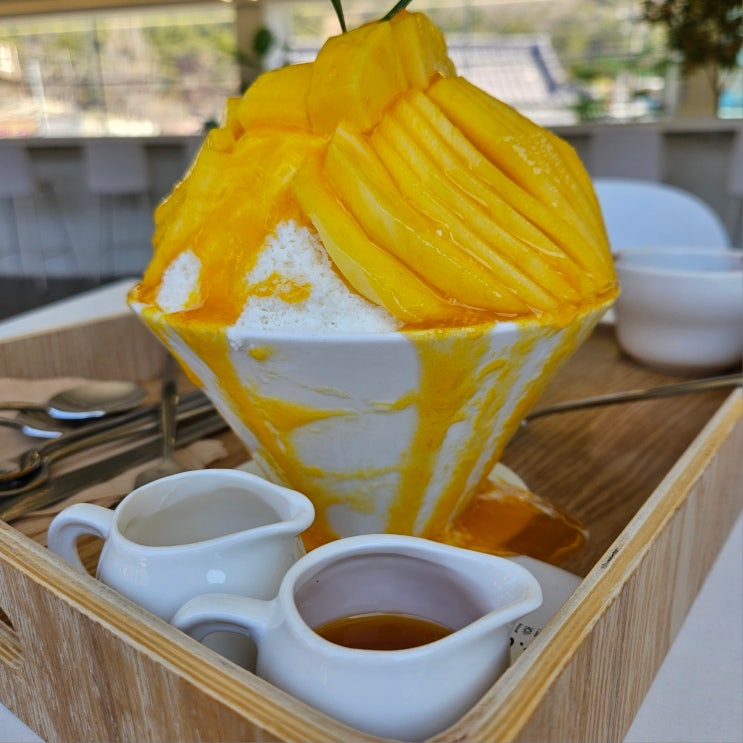 대구 도원동 카페 월광수변공원 카페 추천 달다구니 도원점 대구 생 망고 빙수 맛집 네이버 블로그