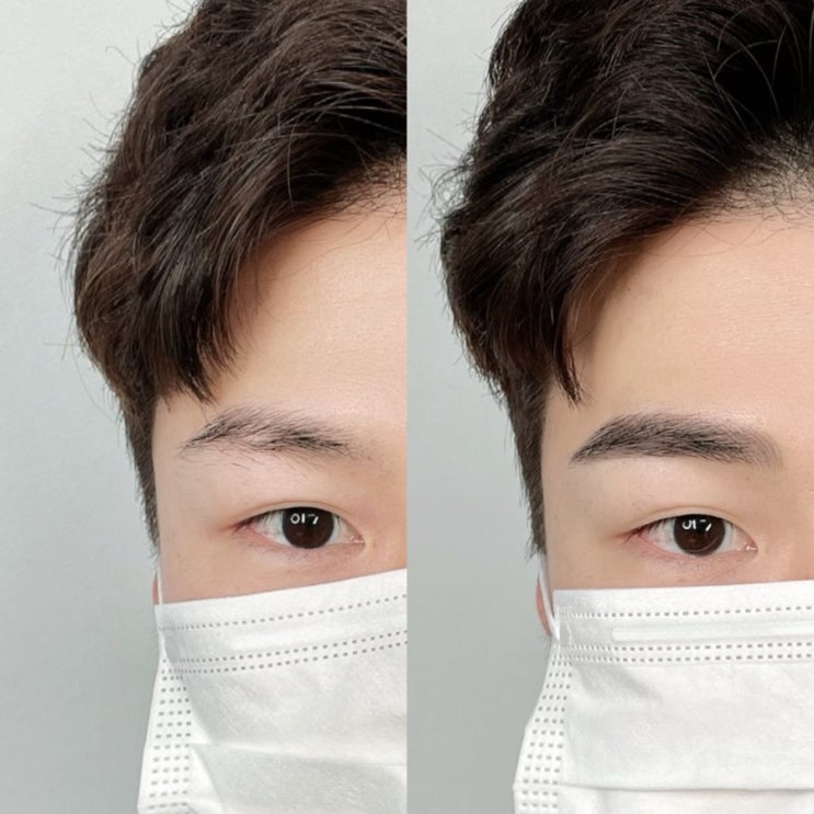 비어 보이는 눈썹 부산 남자 눈썹 전문 11 자연결 정리 디자인 유이 브로우 서면 양정 네이버 블로그