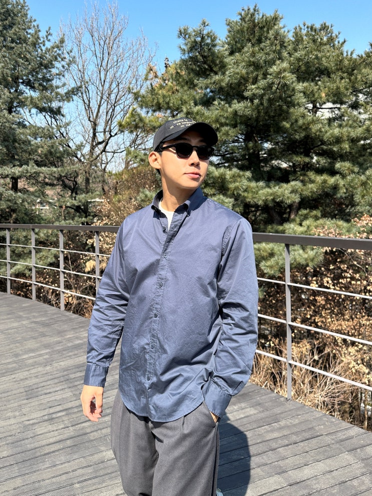 남자 봄코디 노티그 오버핏 셔츠 And 볼캡 브랜드 추천드려요 네이버 블로그