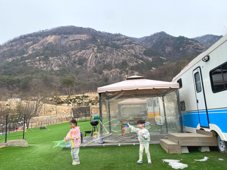 포천글램핑 산정호수 신축카라반 5살 7살 아이와 포천마루글램핑카라반 네이버 블로그