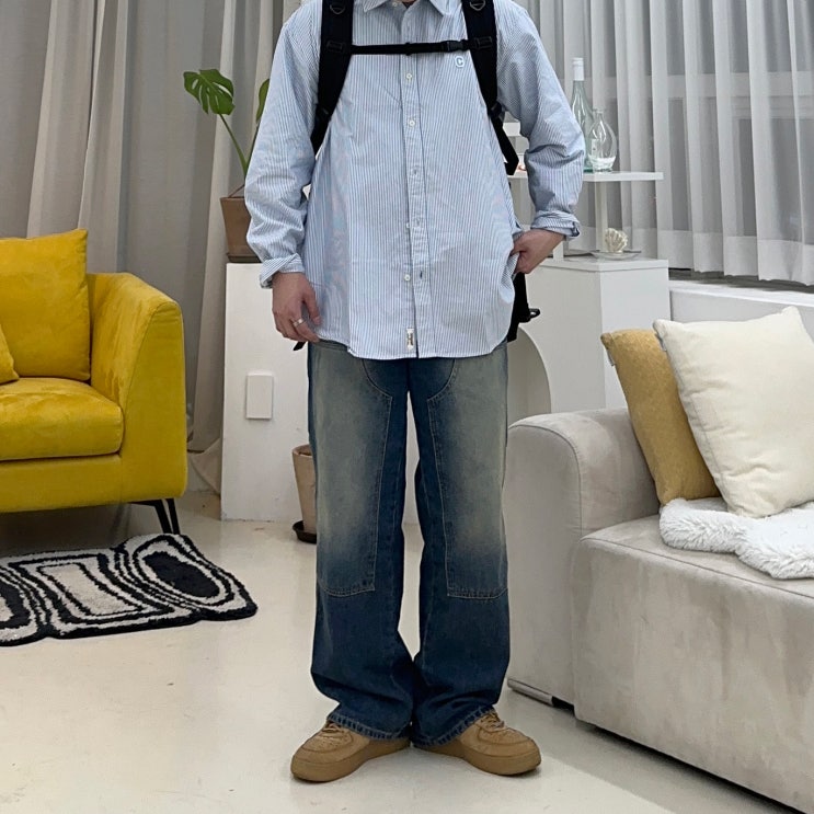 남자 봄 코디 깔끔하게 커버낫 오버핏 옥스포드 셔츠 추천 네이버 블로그