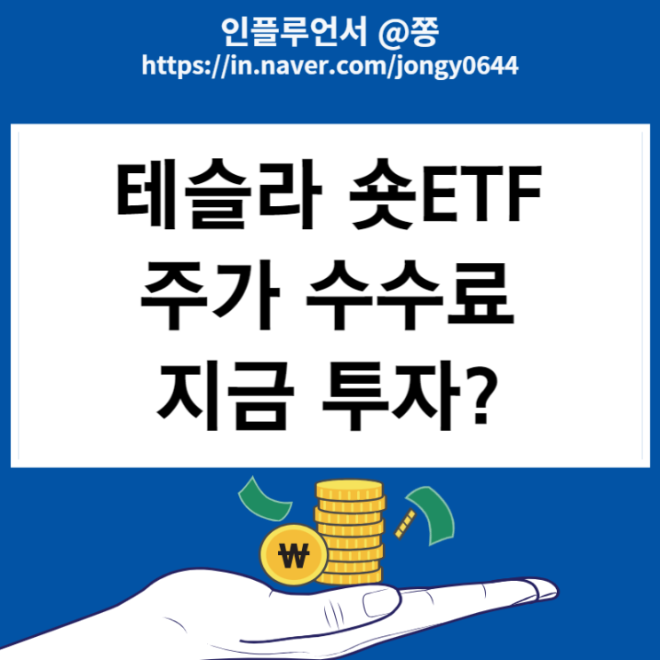 테슬라 숏ETF 인버스 TSLQ TSLS TSLI 주가 수수료 : 네이버 블로그