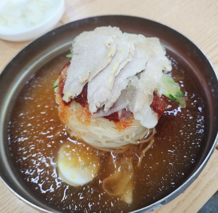 부산 광안리 옥이네밀면칼국수 가성비 6000원에 세수대야 밀면 배터지게 먹은 내돈내산 후기 네이버 블로그