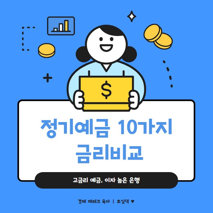 정기예금 금리비교 10가지 L 3개월 6개월 단기예금 추천 3월 최신판 이율 이자계산♥ 네이버 블로그
