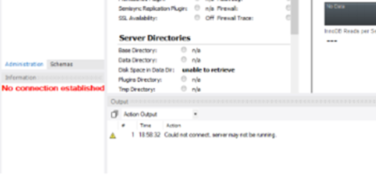 MySQL 오류 - No Connection Established : 네이버 블로그