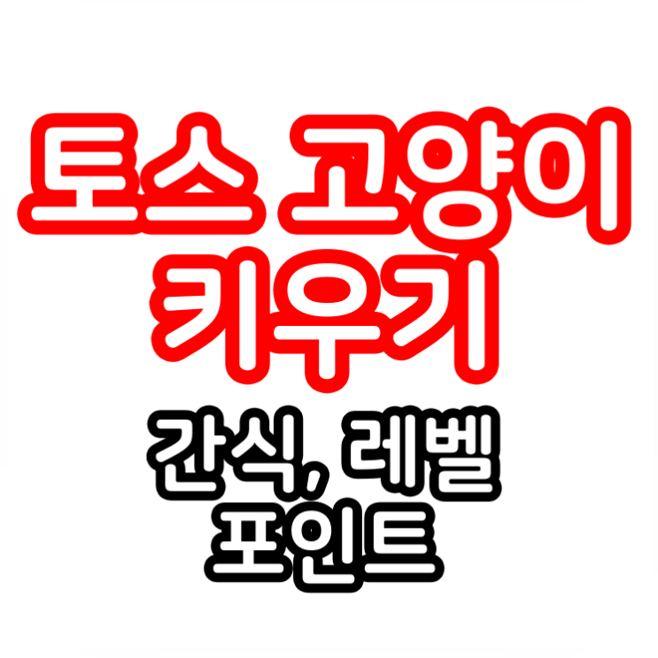 토스 고양이 키우기 레벨 포인트 간식 친구 공유 기간 이벤트 네이버 블로그