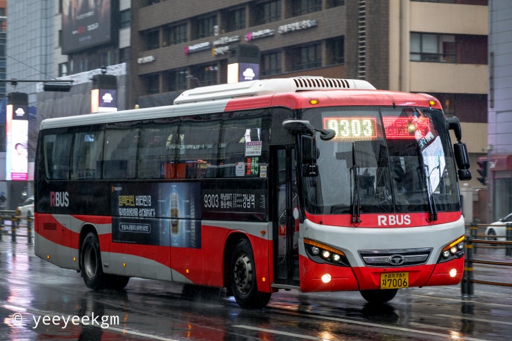 하남 경기상운 9303번 7006호 대우 FX116 하모니 NGV 2017 : 네이버 블로그