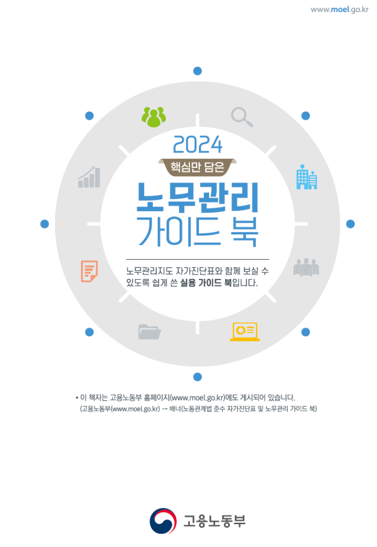 2024 노무관리 가이드 북 2403 고용노동부 노무관리 가이드북 근로조건 근로시간 휴게시간 유급휴일 취업규칙