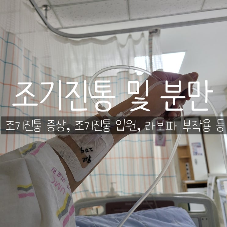 조기진통 및 분만과정조기진통 증상 자궁수축억제제 부작용 입원에서 분만까지 과정 등 네이버 블로그