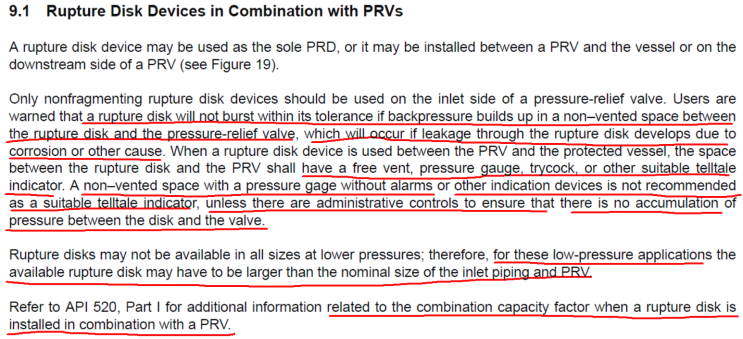 * PSV와 rupture disk의 직렬 연결 : 네이버 블로그