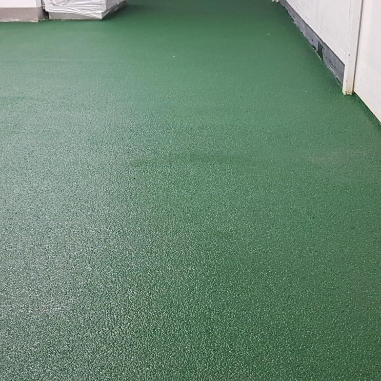 바닥시공 병원 중앙멸균실중앙공급실 바닥시공 미끄럼방지 방수 시공 Mma 도막형 바닥제 내향균성 바닥제
