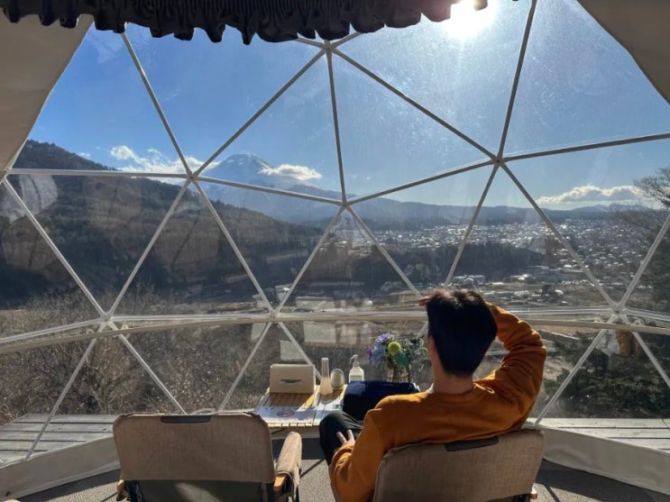 도쿄 여행 후지산 뷰 글램핑 포토스팟 온천 즐기기 Day2 네이버 블로그