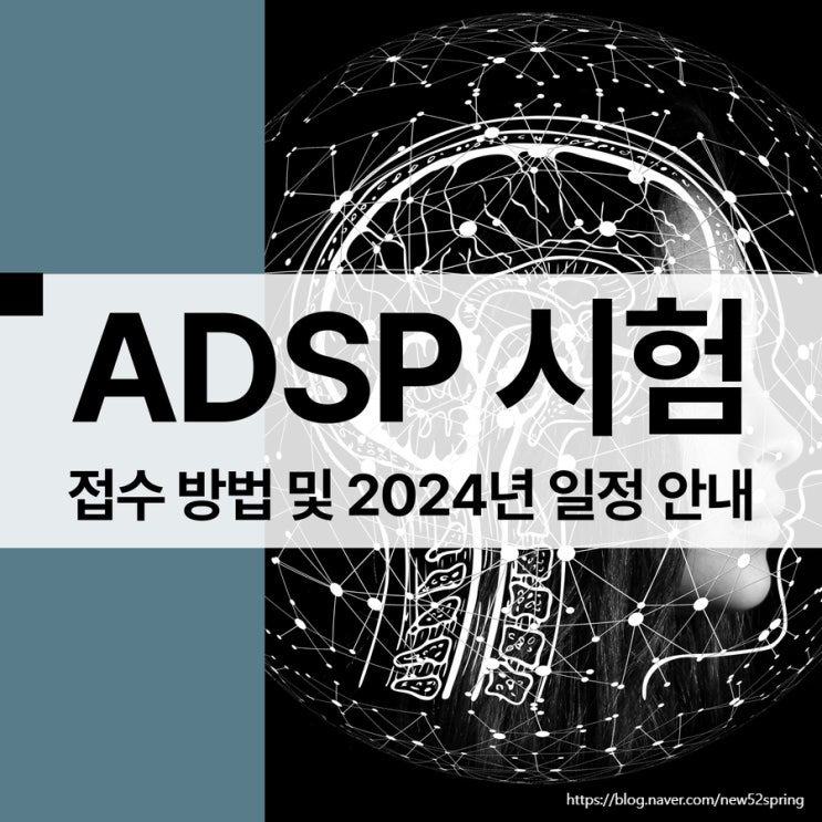 ADSP 시험 접수 방법 및 2024년 일정 안내 : 네이버 블로그