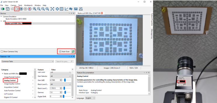 [OpenCV][C++] Basler USB3.0 카메라 사용하기 출력 image Mat 변환 Pylon viewer 실시간 ...