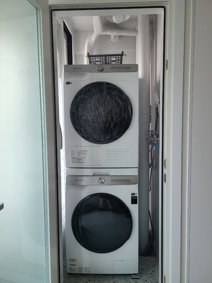 삼성 비스포크 ai그랑데 슬림세탁기13kg+ 건조기9kg l 이맛에 돈쓰는거쥐.. 넘 좋은 1인가구용 워시타워 : 네이버 블로그