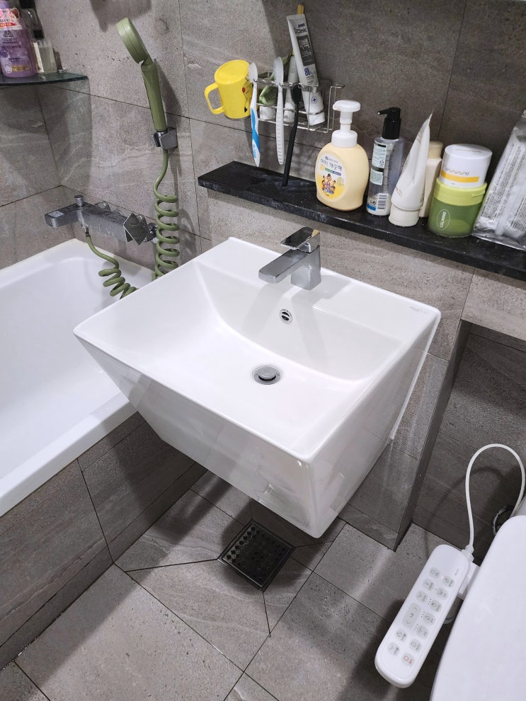 의왕 세면대교체 - 오전동 신미주해당화아파트 욕실 대림 세면기교체비용 (대림바스 CL370) : 네이버 블로그