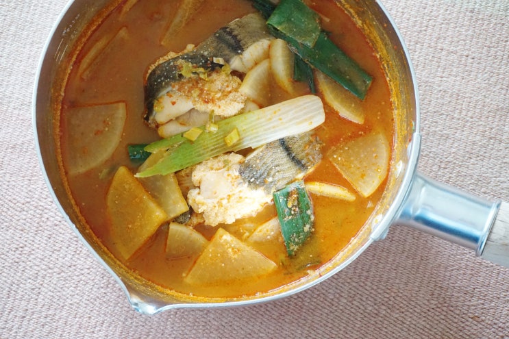 가자미찌개 가자미조림 레시피 가자미 무 조림 요리 : 네이버 블로그