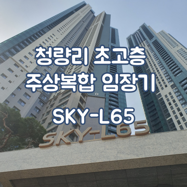 강북 초고층 아파트 임장기 (feat. 청량리역롯데캐슬SKY-L65) : 네이버 블로그