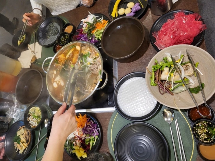 청량리백화점맛집 다음에 또 만나요 로운씨 로운샤브샤브 청량리점 네이버 블로그