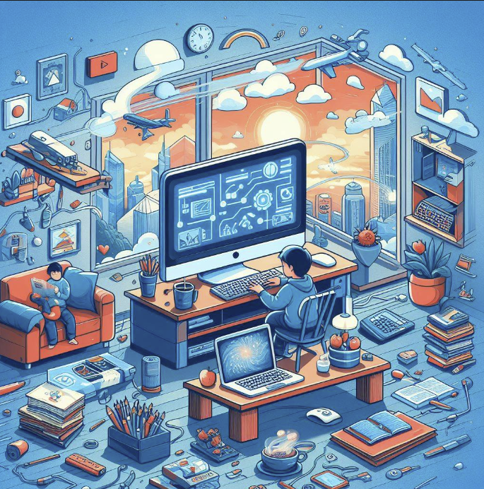 오늘의 표현 : I can’t imagine life without computers.컴퓨터 없는 삶은 상상할 수 없어요 ...