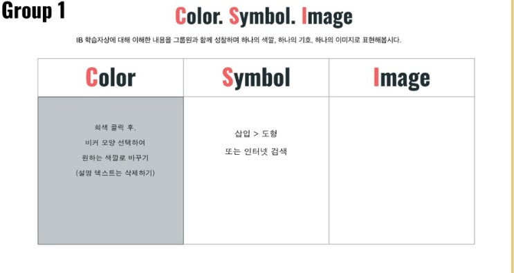 C.S.I (Color.Symbol.Image) 사고 전략 : 네이버 블로그