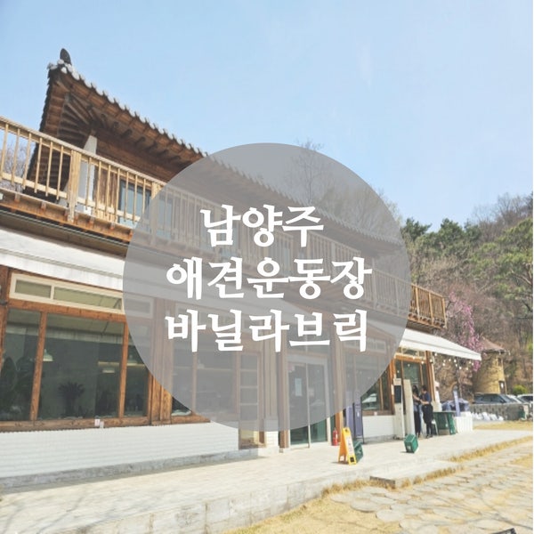남양주 애견카페 대형 애견운동장이 있는 베이커리카페 바닐라브릭 네이버 블로그
