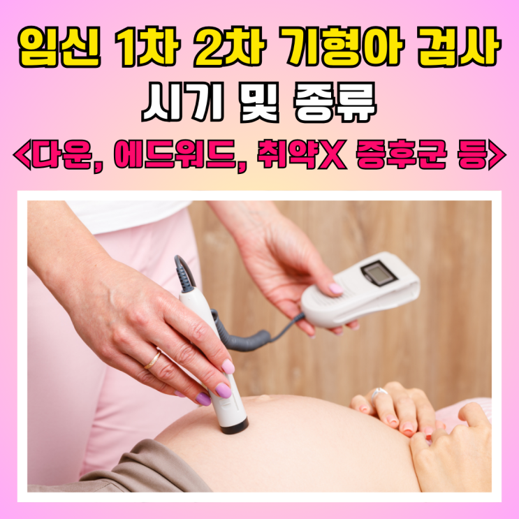 임신 1차 2차 기형아 검사 시기 및 종류 다운 에드워드 취약x 파타우 증후군 신경관결손 무뇌아 무뇌증 네이버 블로그