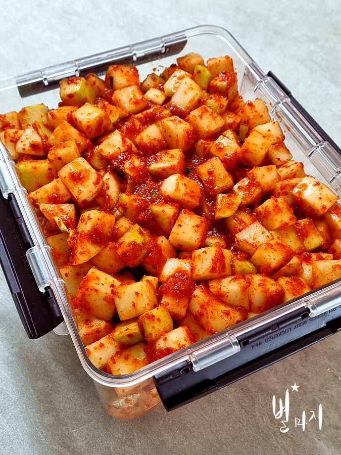 깍두기ㅣ깍두기 담그는 법, 맛있는 깍두기 만들기, 깍두기 양념 : 네이버 블로그