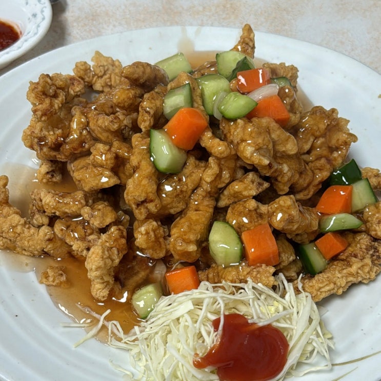 천안 아산 맛집 옛날탕수육 짬뽕 웨이팅 중식집 목화반점 네이버 블로그