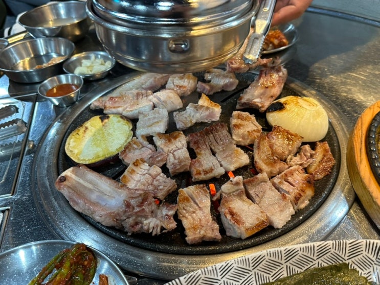 [두암동] 생돼지갈비 맛집 “고깃찝” 내돈내산 : 네이버 블로그
