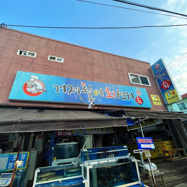 거제 여행 3일차 거제 활어 회 센터 총각네 고깃간고현시장시장횟집회 족발 포장 네이버 블로그