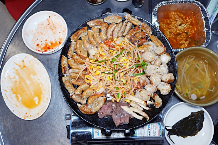 부천역 곱창 맛집 남도뽀글이 가성비 좋고 푸짐한 소곱창 라면 맛집 네이버 블로그